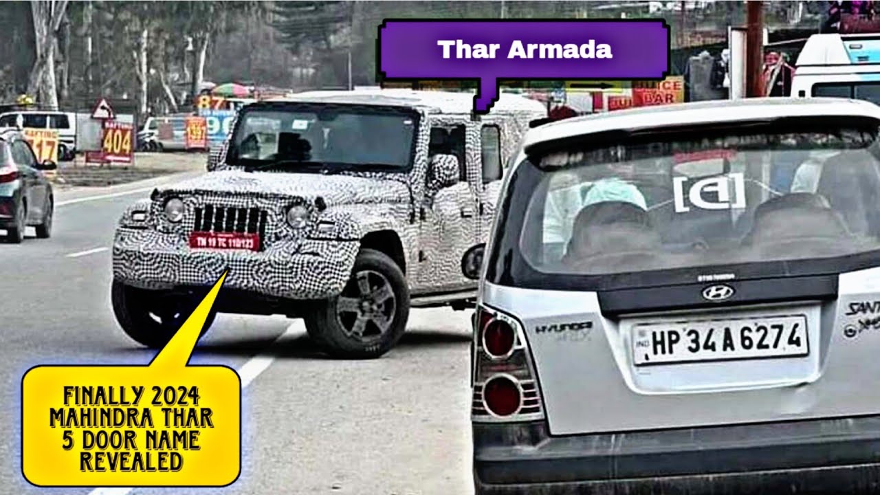 🇮🇳 finally 2024 Mahindra Thar 5 Door Name Reaveld 💥 Thar Armada 💥 Price ...