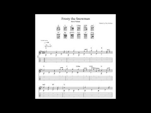 Steve Nelson: Frosty the Snowman with tablature/sheet music for solo ...