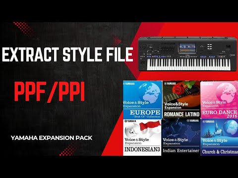 Extract Style files from Yamaha Expansion Pack (PPF/PPI) / Style ...