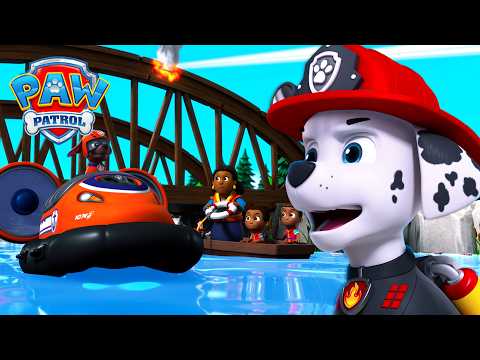 The Bridge Is Burning! Marshall to the Rescue! 🔥 | PAW Patrol | 2 HOUR Compilation