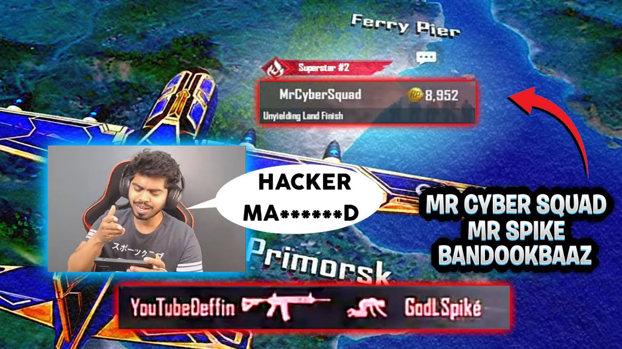 @Mr.Spike @Mr.Cybersquad @BanbookBaaz / in my looby / Saying me Hacker ...