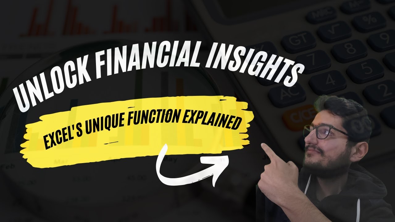 How to Revolutionize Your Data Analysis with Excel's UNIQUE Function? - YouTube