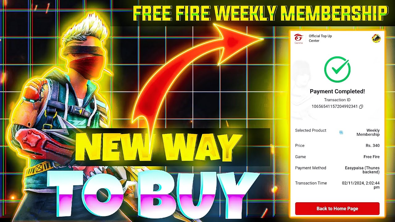 NEW WAY TO BUY FF WEEKLY MEMBERSHIP 2024 | FREE FIRE NEW TOP UP WEBSITE ...