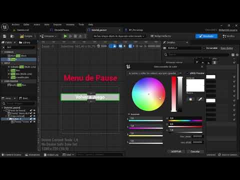 Unreal Engine 5 Como crear un juego RPG de A a Z #16 ( menu de pause ...