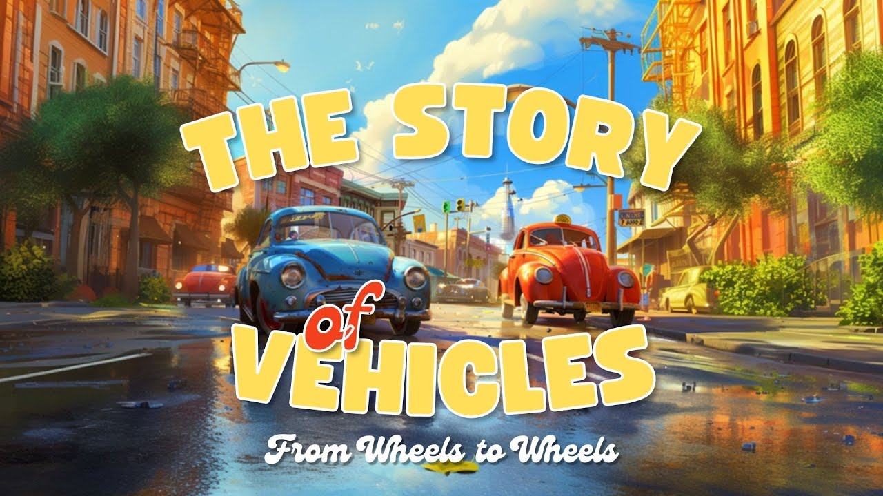 The Story of Vehicles: From Wheels to Wheels | Kids Learning Animated ...