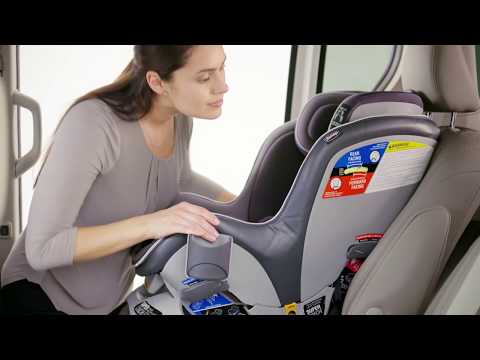 Chicco NextFit - Installing with LATCH: Forward-facing