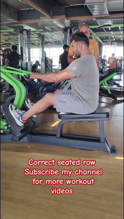 How To Properly Do Seated Row Machines 💯 Powerful Gymlover 🔥#motivation #fitness#viralvideo# ...