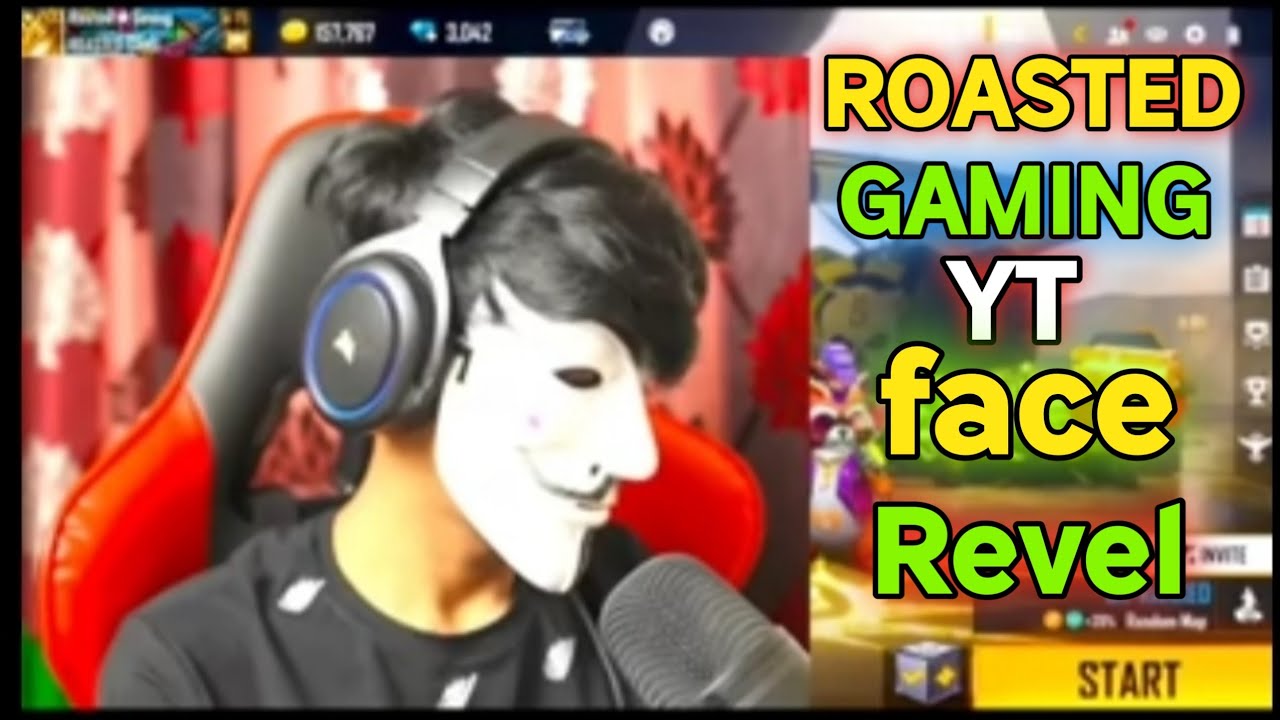 Roasted Gaming YT face Reveal😲😲@RoasteGamingYt - YouTube
