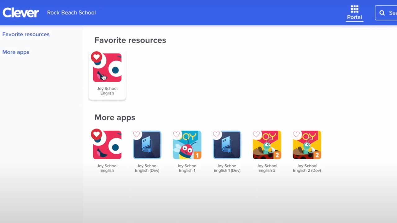 Logging in Through Clever, Joy School English - YouTube
