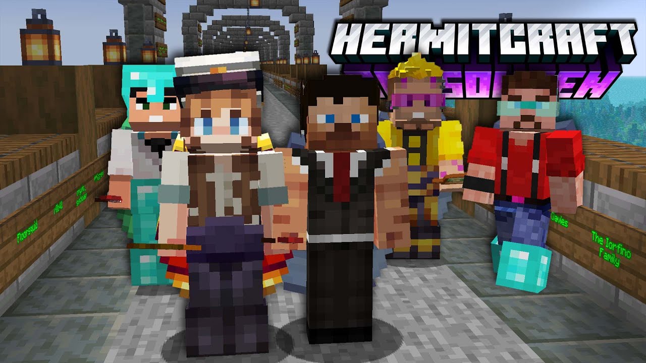 Hungry Hermits With Ren and Chats | Hermitcraft 10 Stream - YouTube