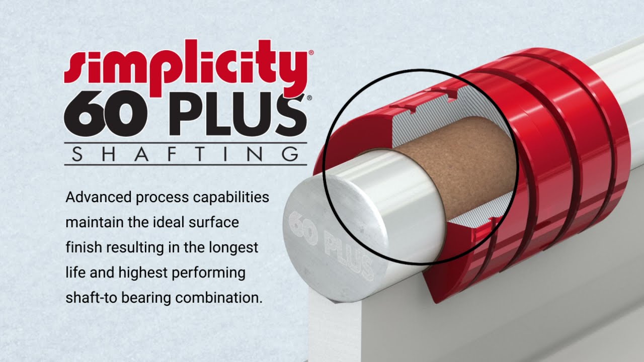 Simplicity 60 Plus Shafting and Bearing Matched for Performance - YouTube