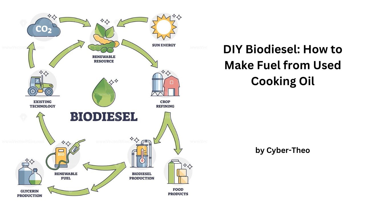 DIY Biodiesel How to Make Fuel from Used Cooking Oil - YouTube