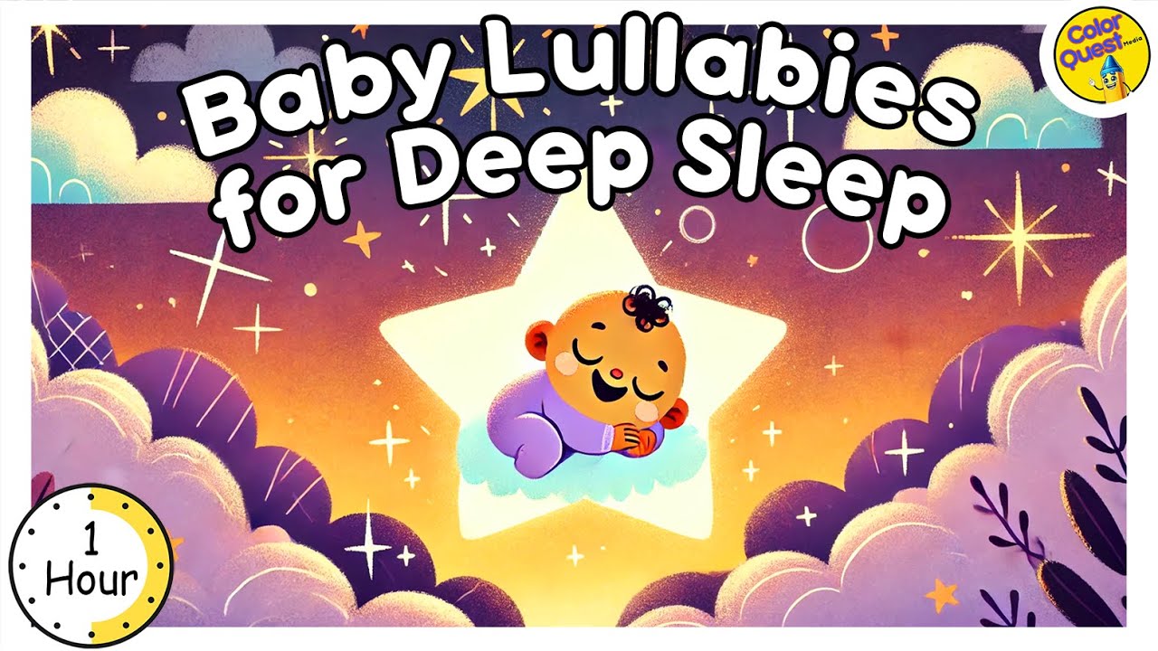 NEW Baby Lullabies for Deep Sleep! 1 Hour Relaxing and Soothing Music ...