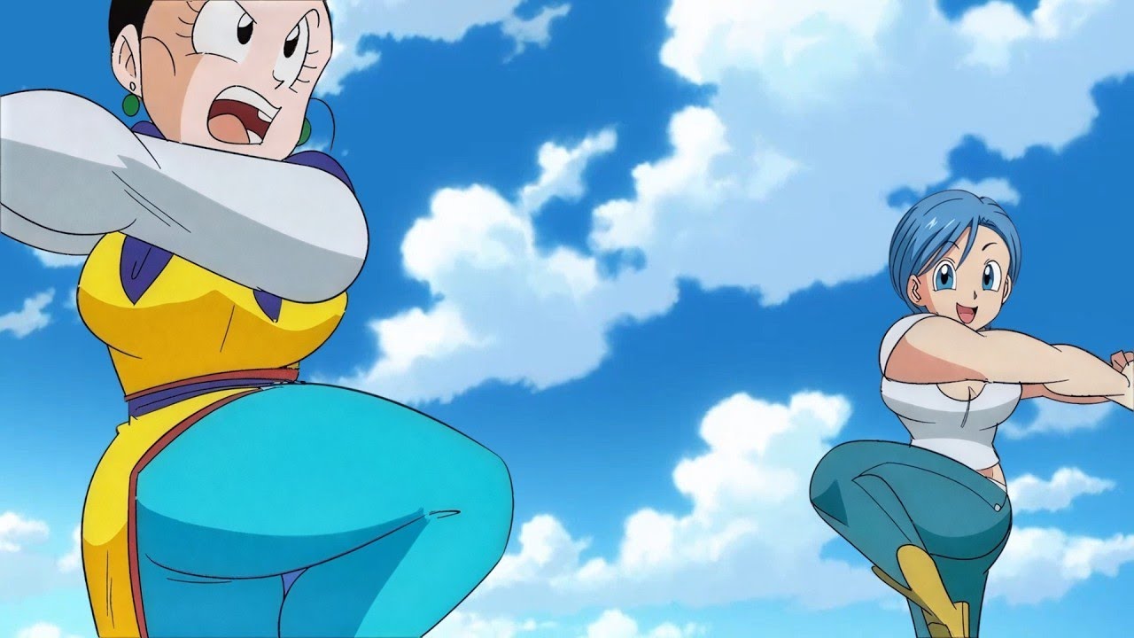 Goku teaches Bulma and Chi-Chi how to do The Fusion Dance and Scares ...