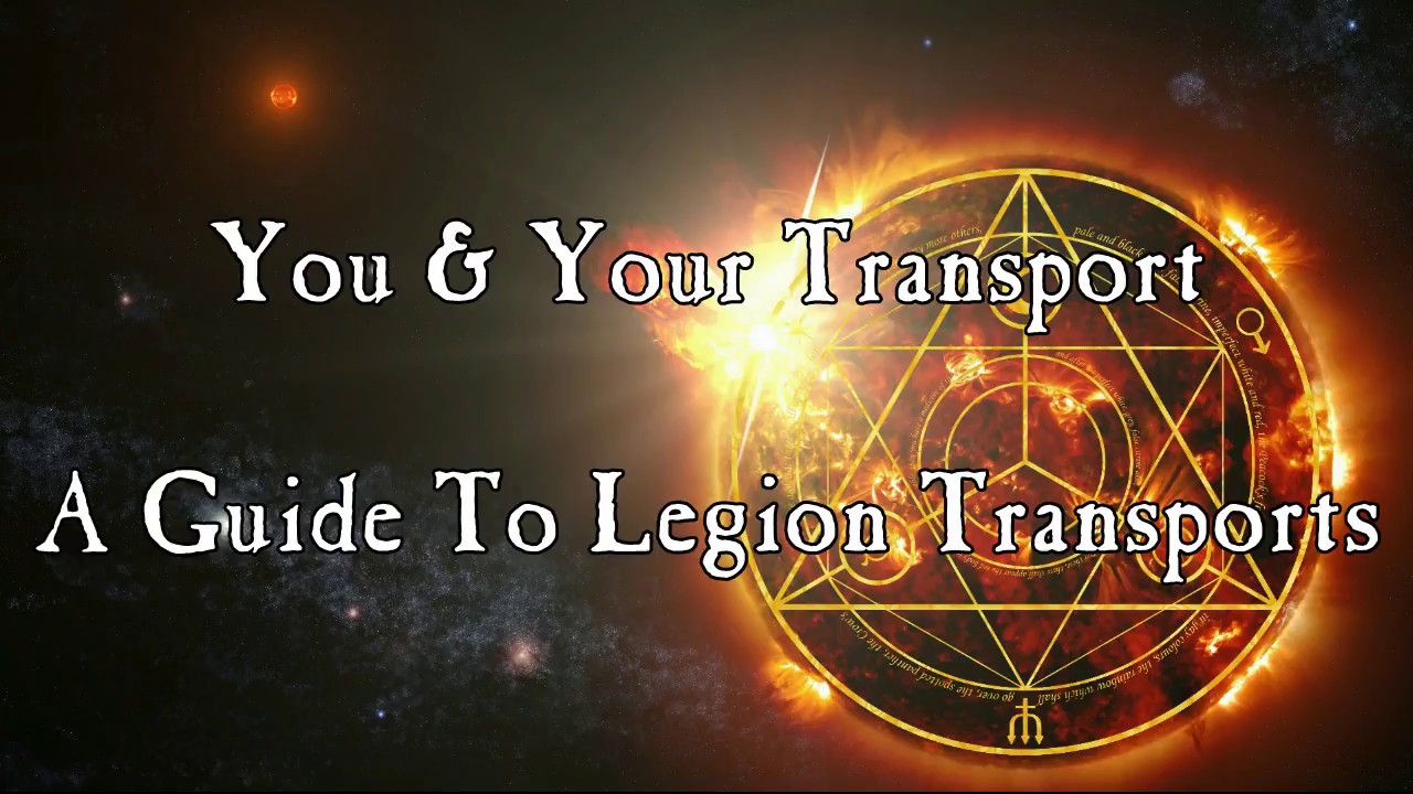 You & Your Transport - A Guide To Legion Transports - YouTube