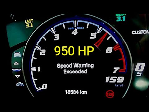950 HP Jeep Grand cherokee Trackhawk Acceleration 0-200 km/h - YouTube
