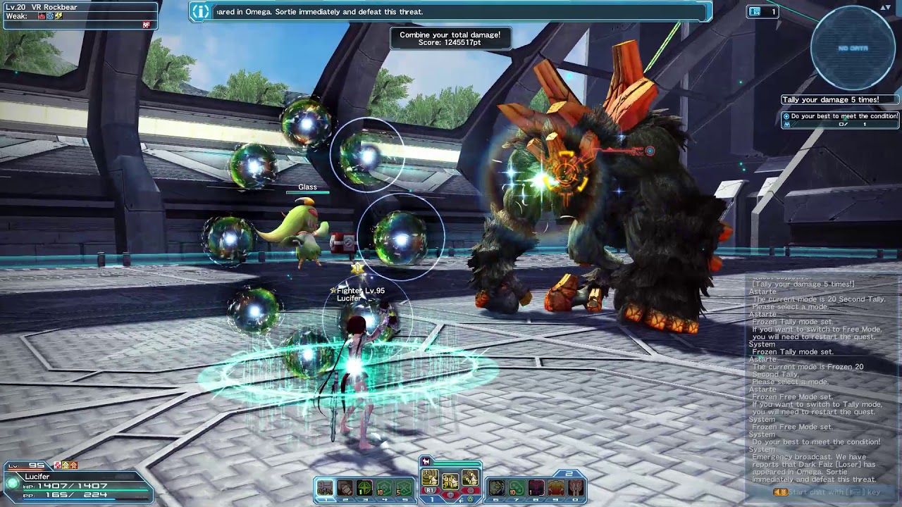 PSO2 New Pet Glass PAs showcase - YouTube