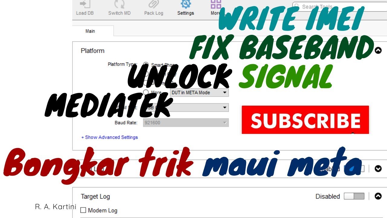cara Menggunakan MAUI META mediatek lengkap [REPAIR IMEI BASEBAND DAN ...