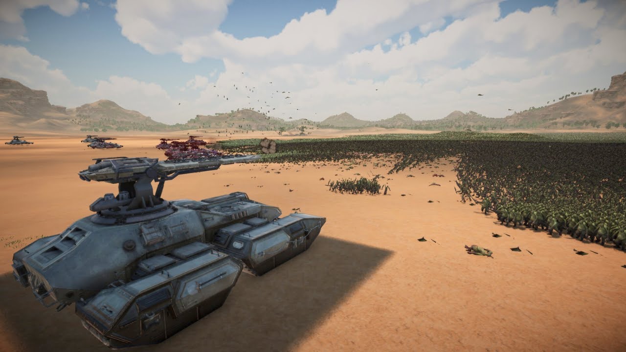 M808 UNSC TANKS vs 1M PLAGUE BEARERS | UEBS 2 - YouTube