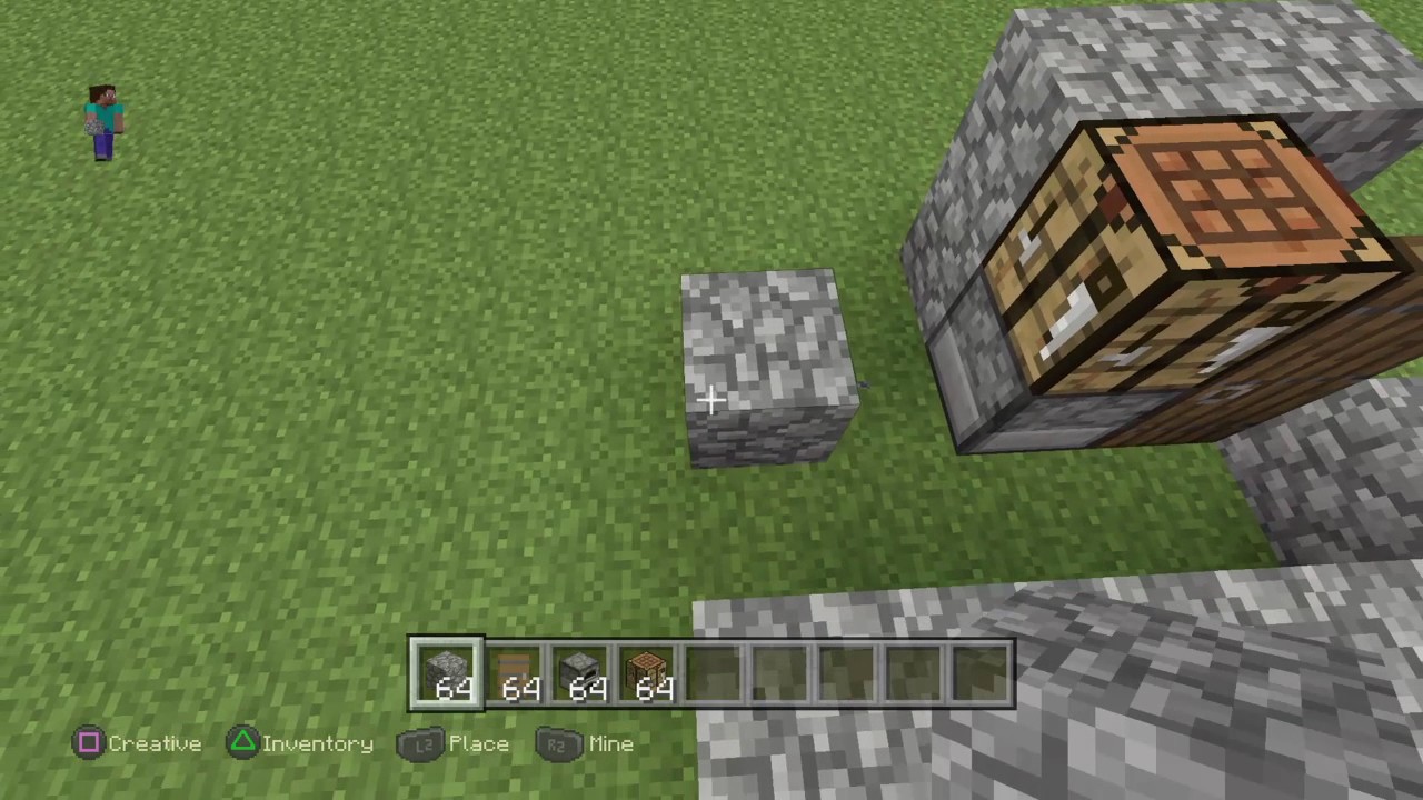 Minecraft: how to make a secretary room on ps4 - YouTube