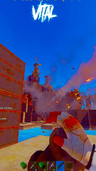 Rust How To Pummel The Zerg On Vital 140 Vs 20 Biggest Raid Defence Rust Rustgame Rustconsole