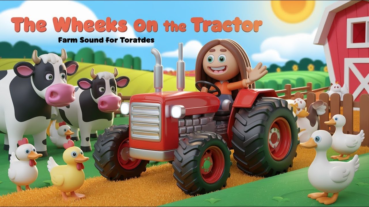 The Wheels on the Tractor | Farm Song for Toddlers | All Kids Tv - YouTube