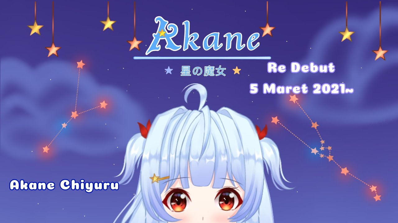 [Re Debut Stream] Perkenalkan aku Akane Chiyuru || Vtuber Indonesia ...