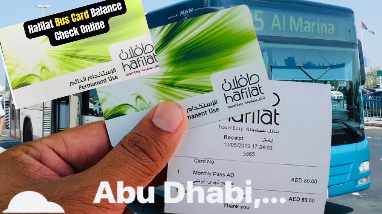 How to Recharge Your Hafilat Bus Card Online in 2 Minutes - YouTube