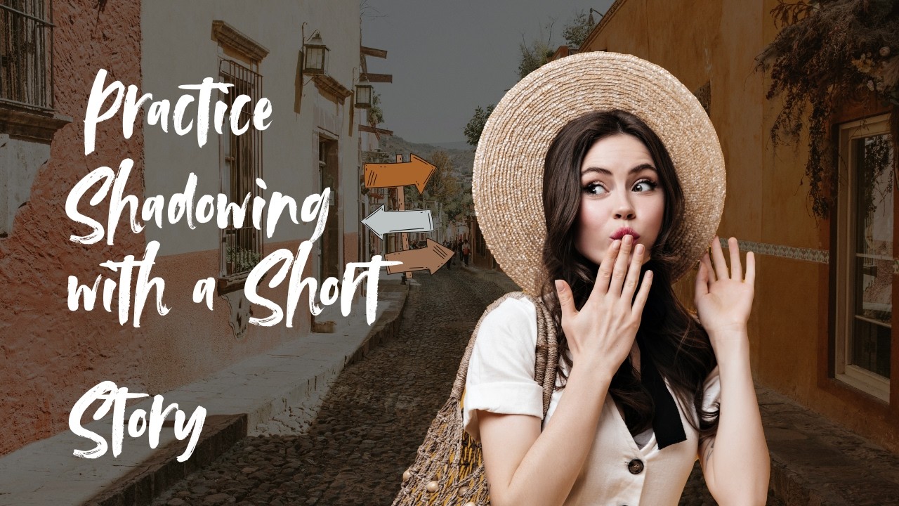 Practice Shadowing with this short story. B1 level - YouTube