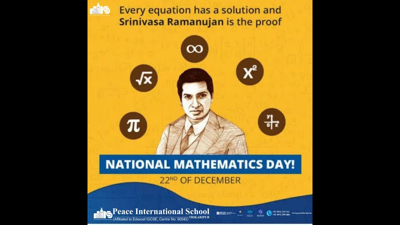 National Mathematics Day Celebration 2022 - YouTube