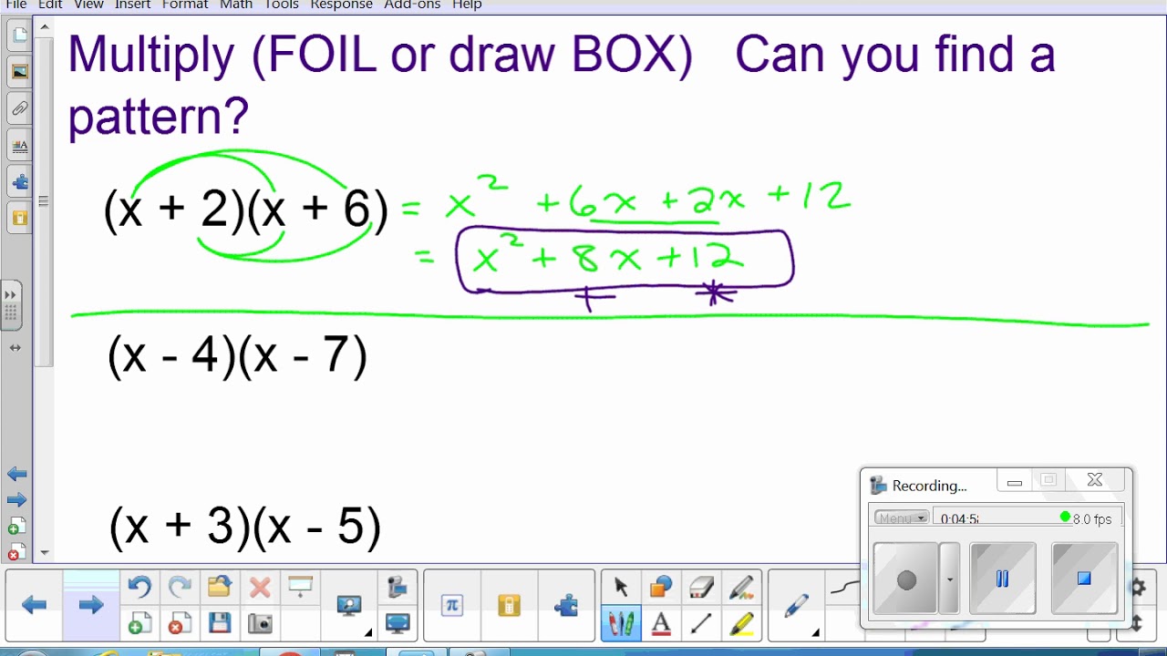 8 5 Day 1 Algebra 1 YouTube 8 5 Day 1 Algebra 1 YouTube