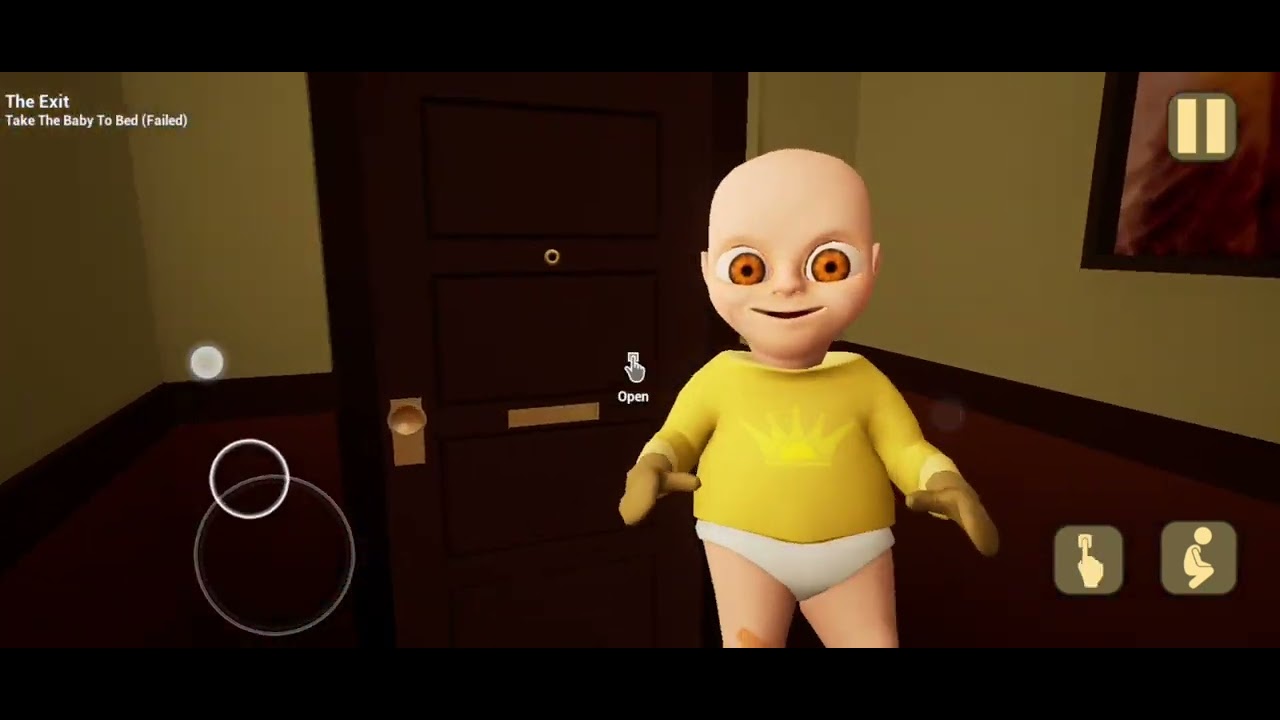 the baby in yellow | horror game walkthrough | The exit - YouTube