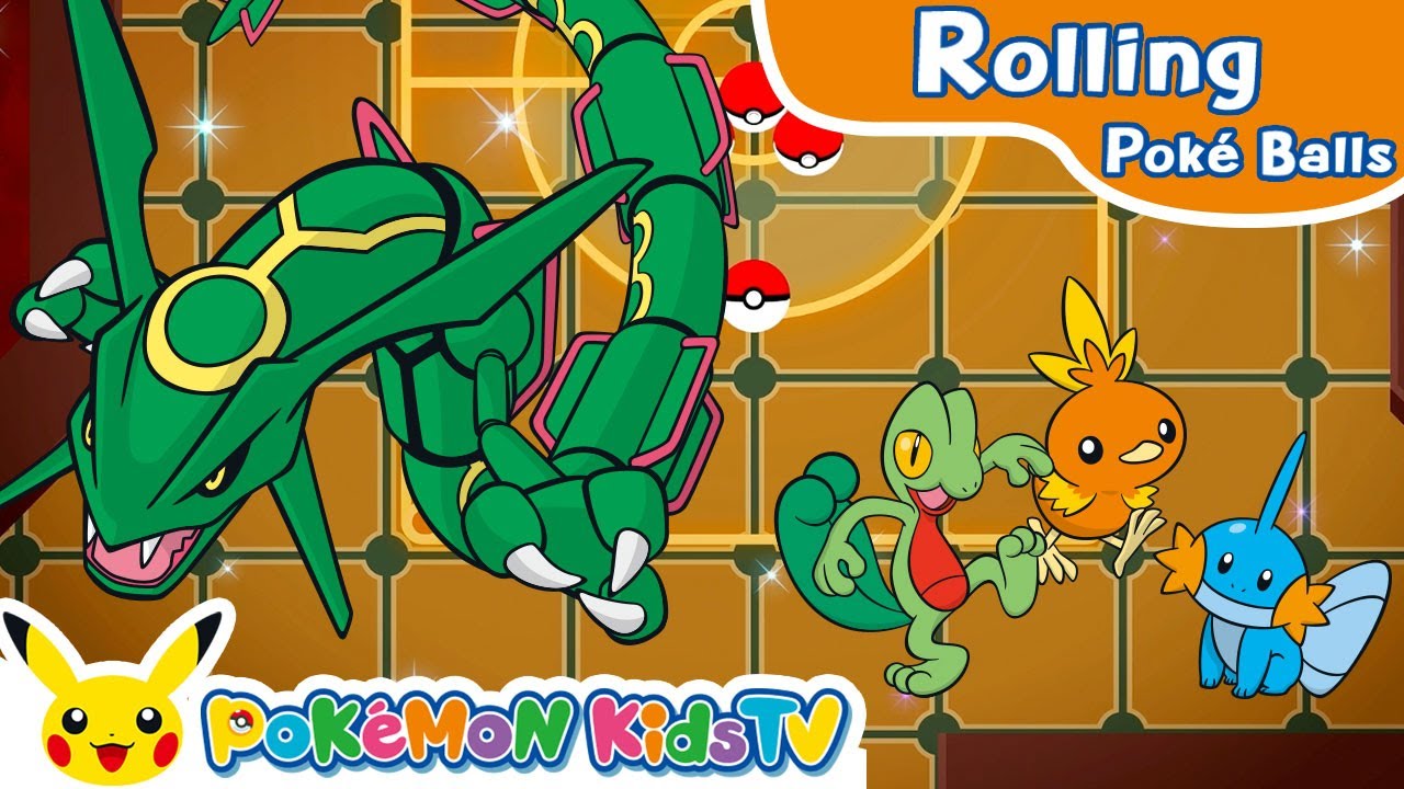 Rolling Poké Balls: Hoenn Region | Pokémon Fun Video | Pokémon Kids TV - YouTube