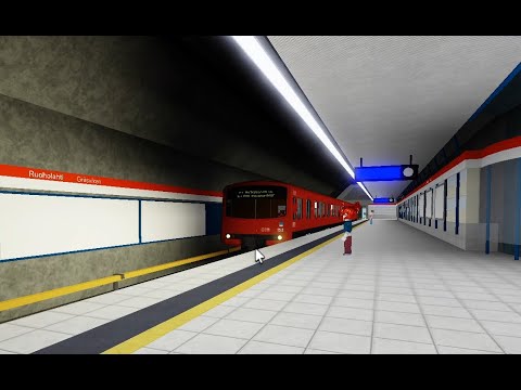 Roblox Metro Simulator M100 train Arriving and Departing #helsinki # ...