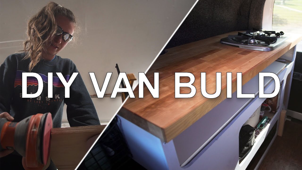 VAN BUILD DIY Micro Camper Kitchen Remodel #vanlife - YouTube