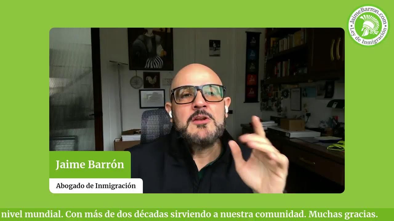 Domingos de inmigracion con Jaime Barron - YouTube