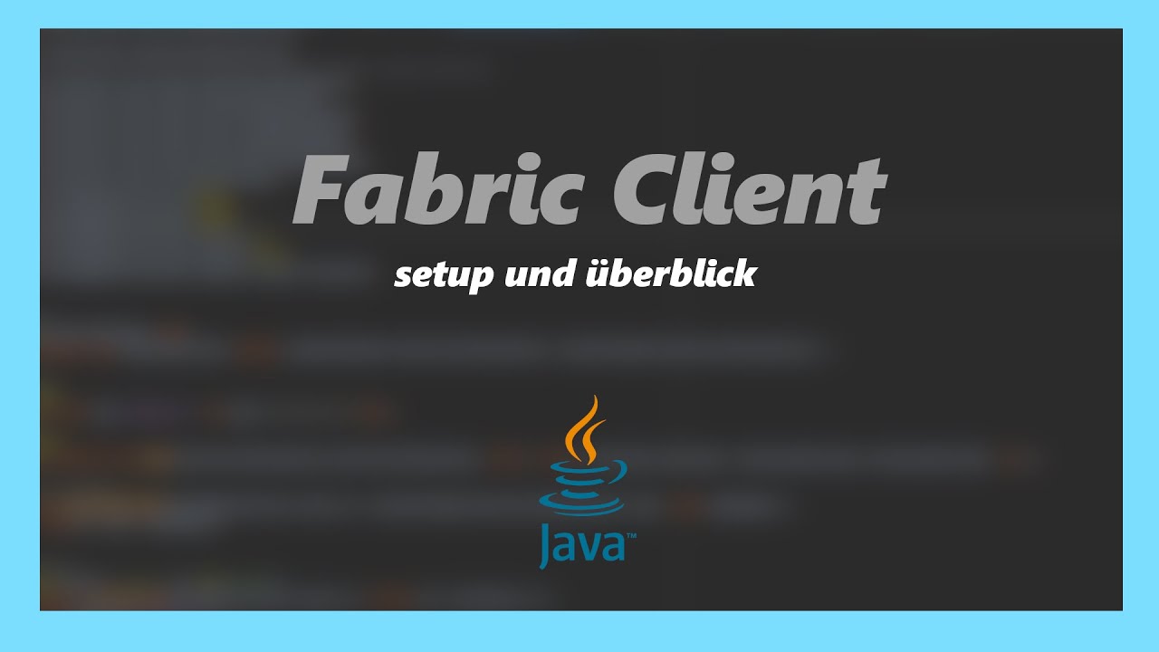 So codest du deinen eigenen Fabric Client für Minecraft! || P.t 1 - YouTube