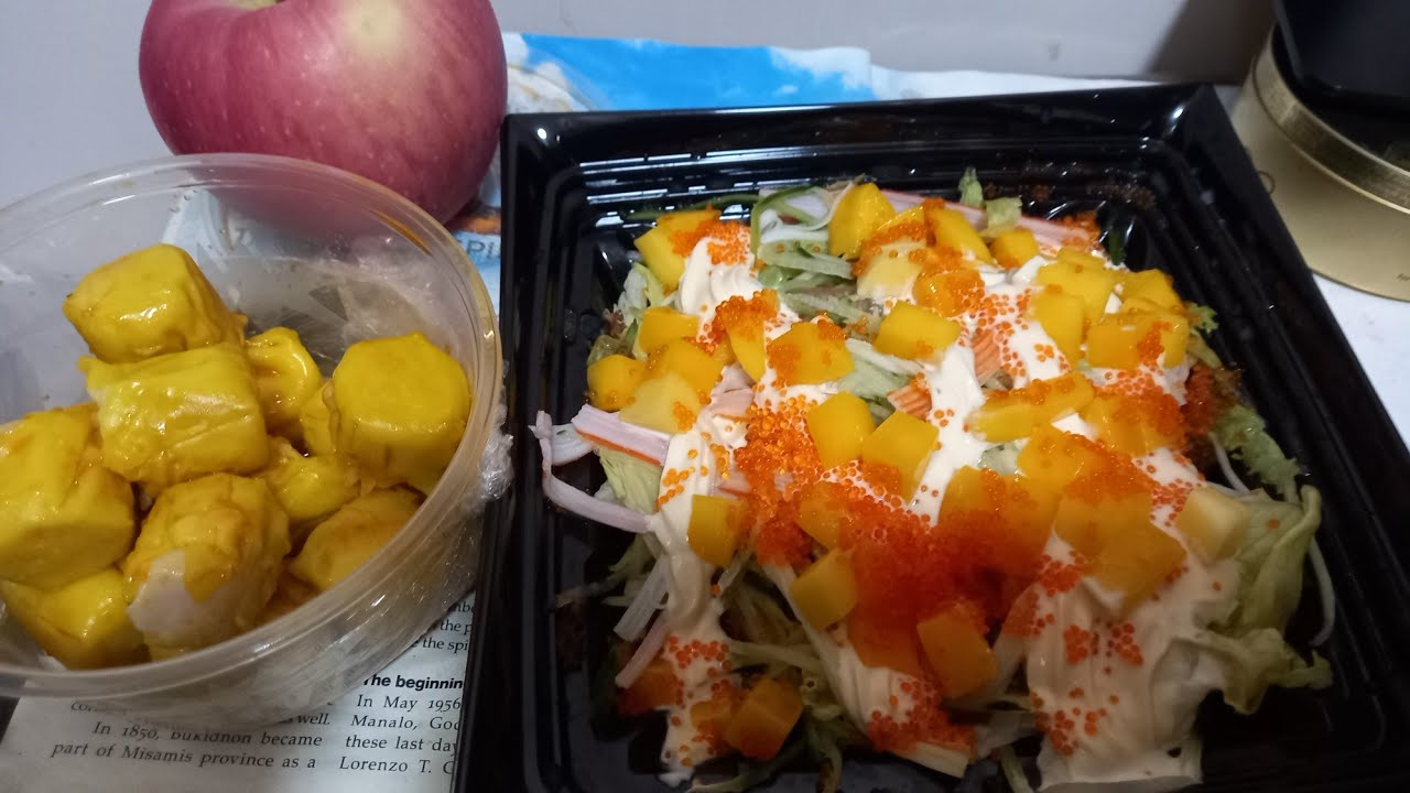 Samahan nyo ako kumain,Salad for my dinner Salad#ofwlife #eating # ...