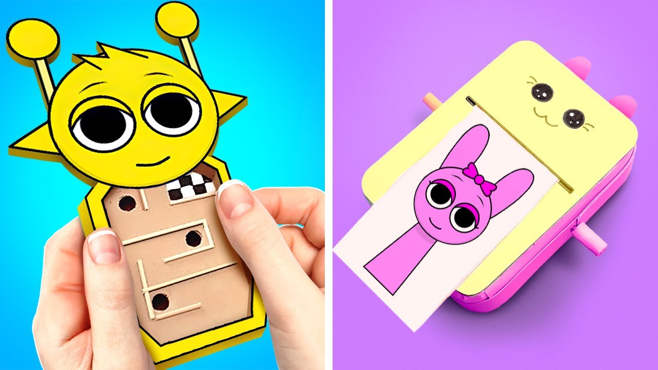 Sprunki Hospital is On Fire 🔥 But Pinki Is in Labor 🆘 *DIY Cardboard ...