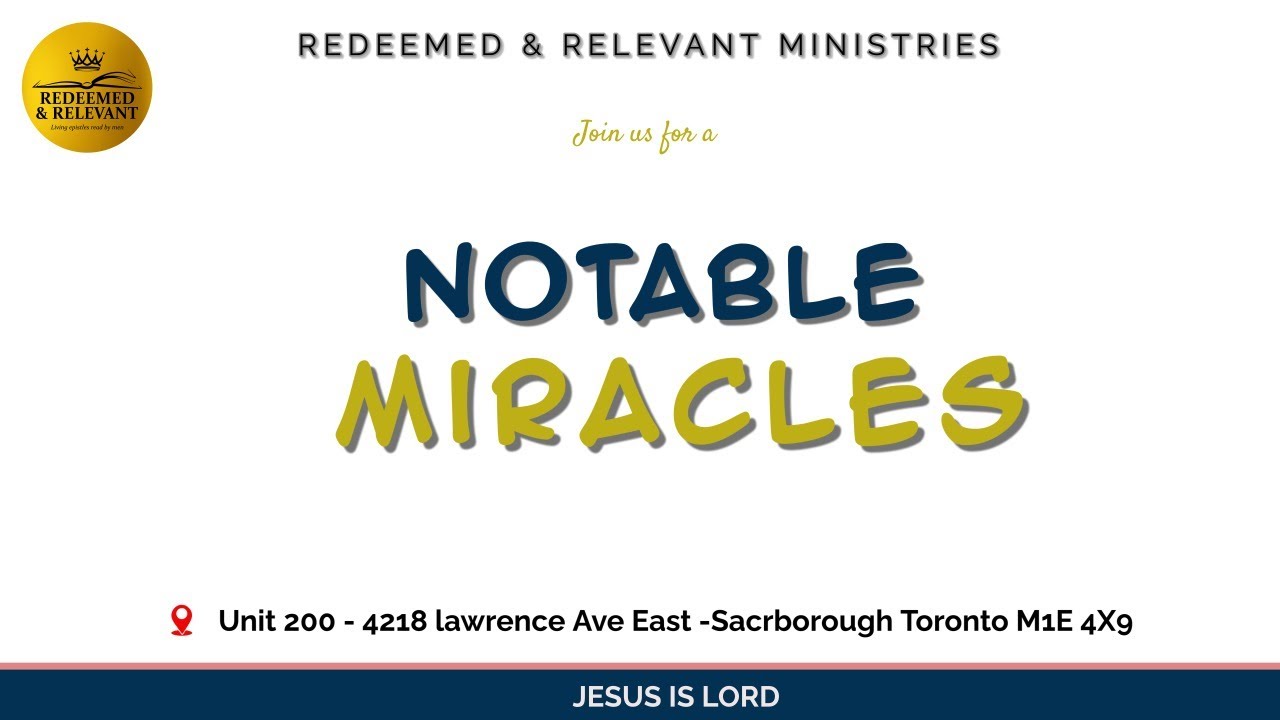 ACTIVATING NOTABLE MIRACLES WITH PST. JOHN - YouTube