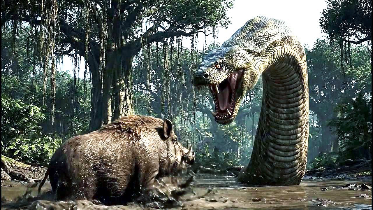 Life Millions of Years Ago | Prehistoric Humans Vs Titanoboa: The Swamp ...
