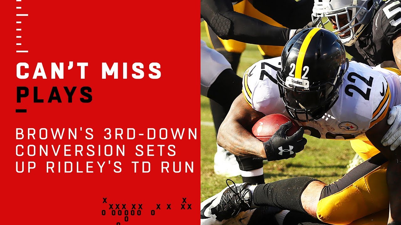 Antonio Brown's 3rd-Down Conversion Sets Up Stevan Ridley's TD Run ...