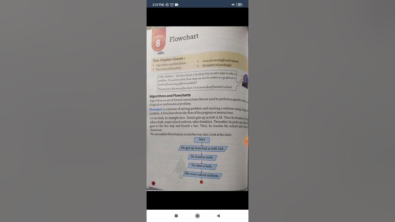 Ncert, class 5, computer, chapter 8, Flowchart. - YouTube