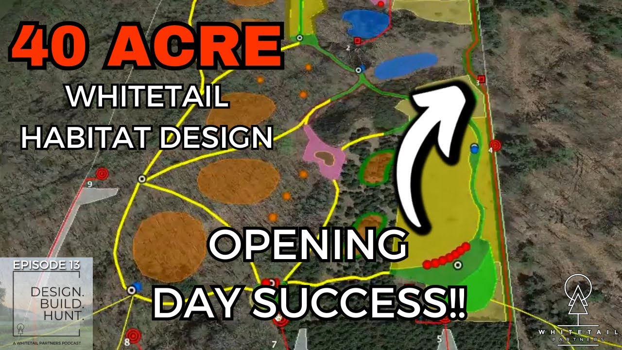 Episode 13 - 40 Acre Whitetail Property Design Leads To Opening Day BIG ...