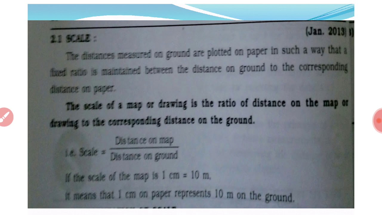 Surveying (lec-04)scale, engineer's scale, Representative fraction and graphical scale in hindi ...