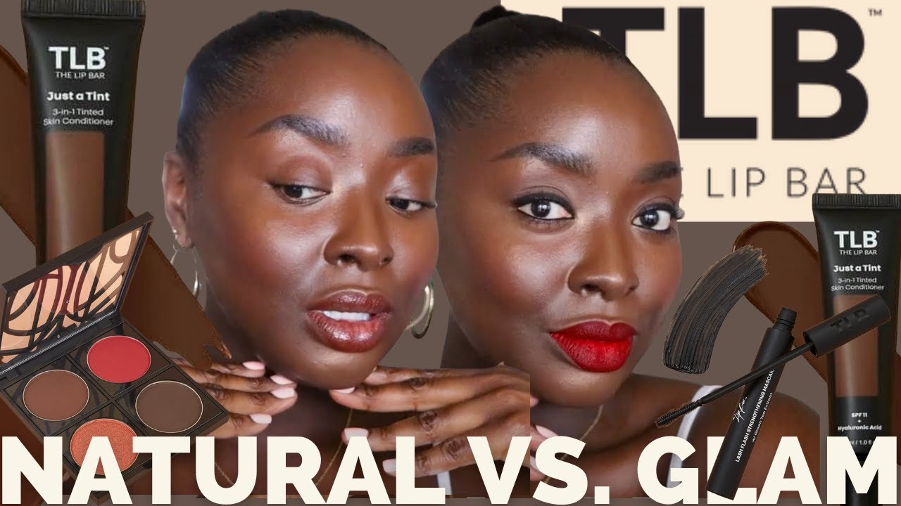 *DETAILED* NATURAL VS. GLAM AFFORDABLE BEGINNERS MAKEUP FOR DARK SKIN ...