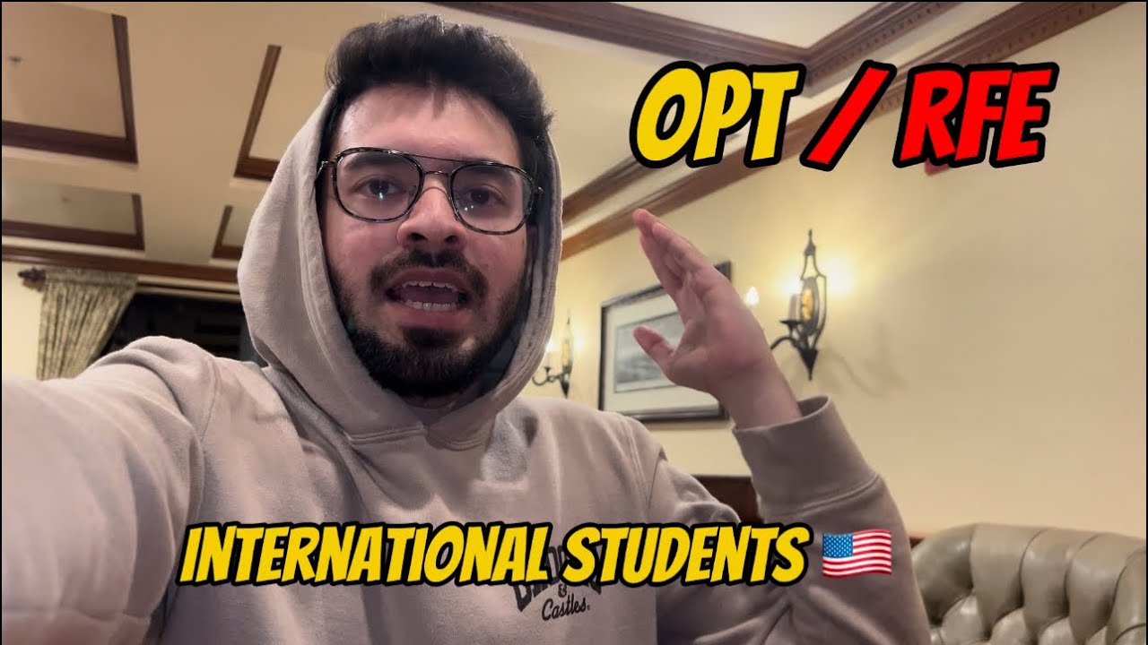 What to do if you get RFE while applying for OPT - YouTube