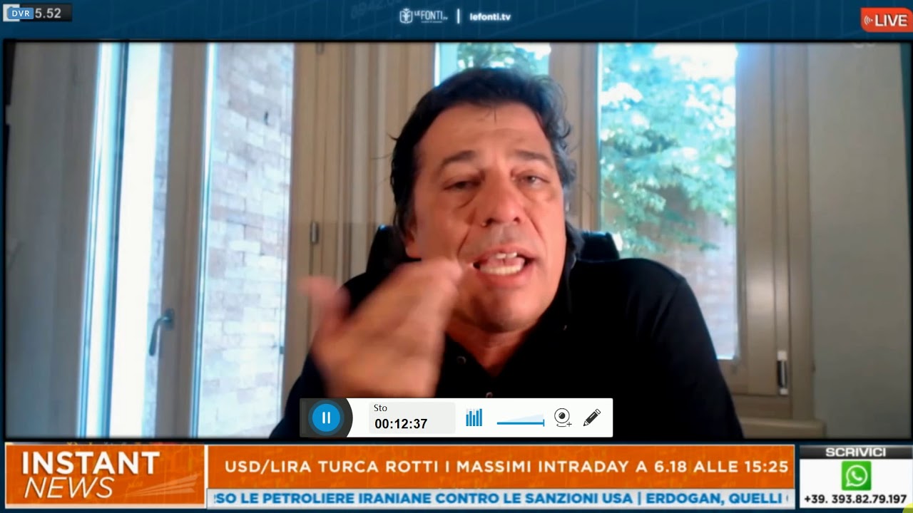 Tony Cioli Puviani - Le Fonti Tv del 20 agosto ''18 - YouTube