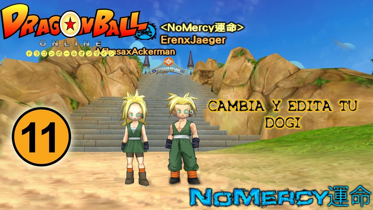 DBO Tutorial N°11 "Cambia y Edita tu Dogi " No Mercy 運命 - YouTube