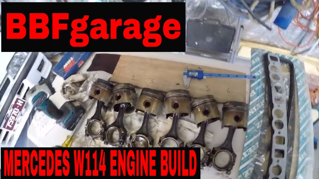 w114 Mercedes engine freshen up. PART 1 - YouTube